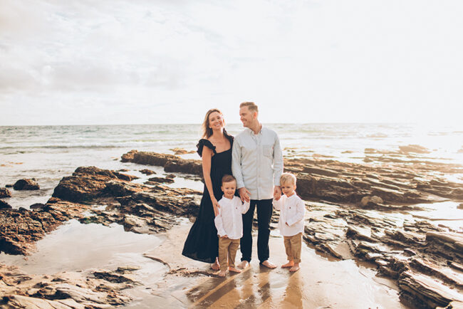 Pose Ideas for a Family of Four